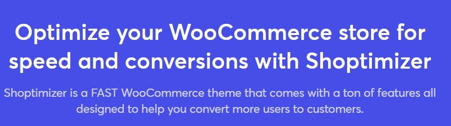 Shoptimizer – Fastest WooCommerce WordPress Themes - WpWar